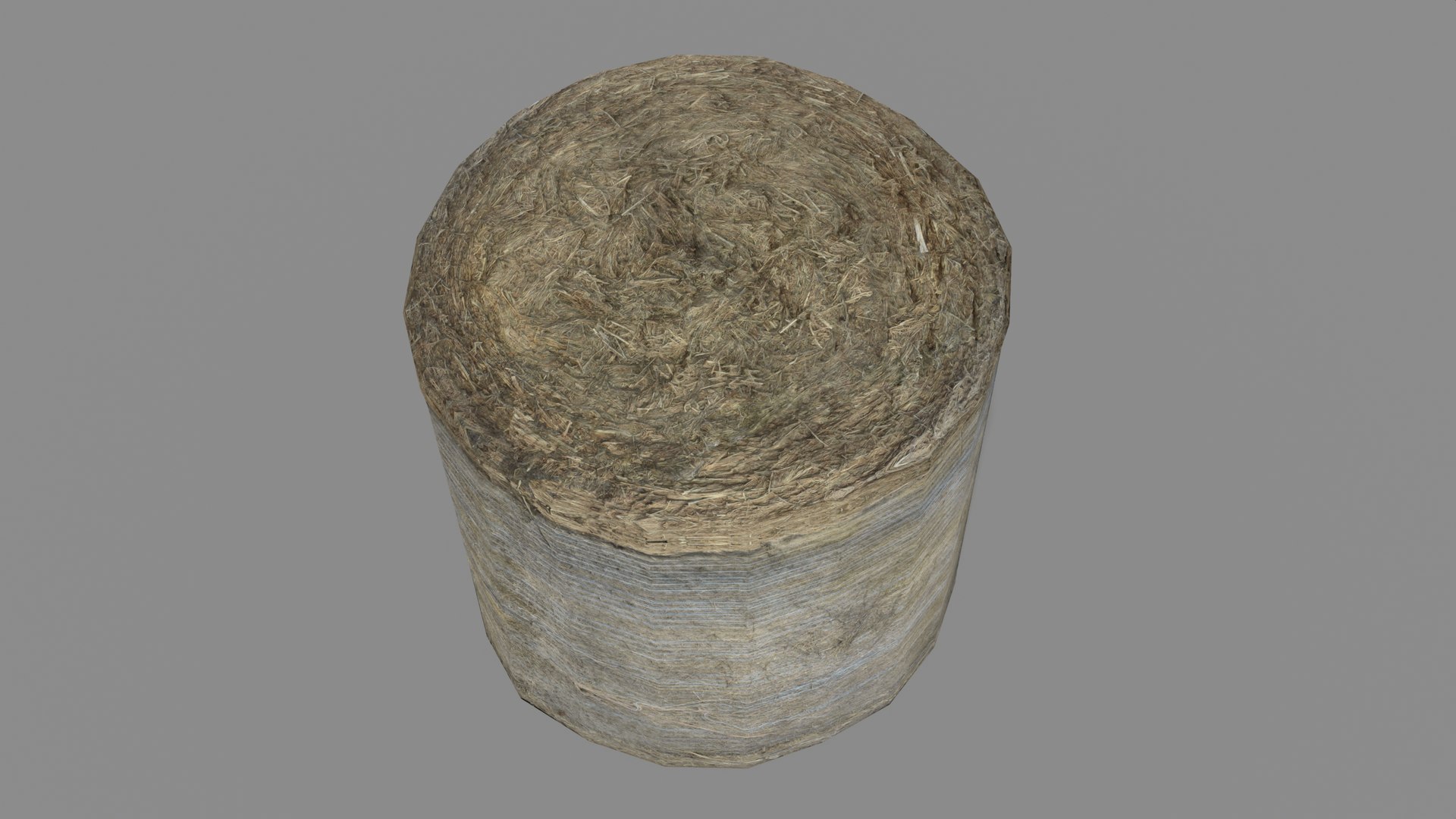 Hay Bale Round Low-poly PBR 3D Model - TurboSquid 2237272