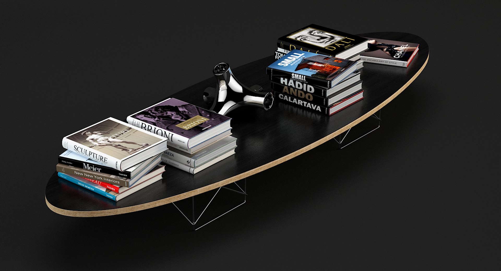 Elliptical Table Etr 3D Model - TurboSquid 1411917