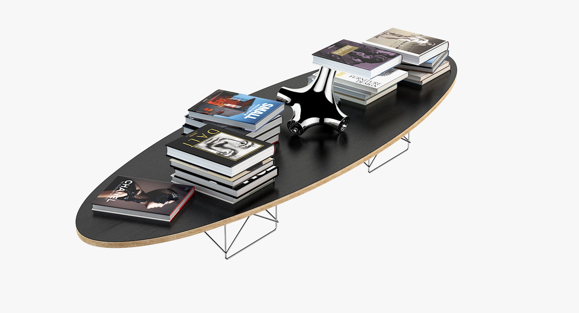 Elliptical Table Etr 3D Model - TurboSquid 1411917