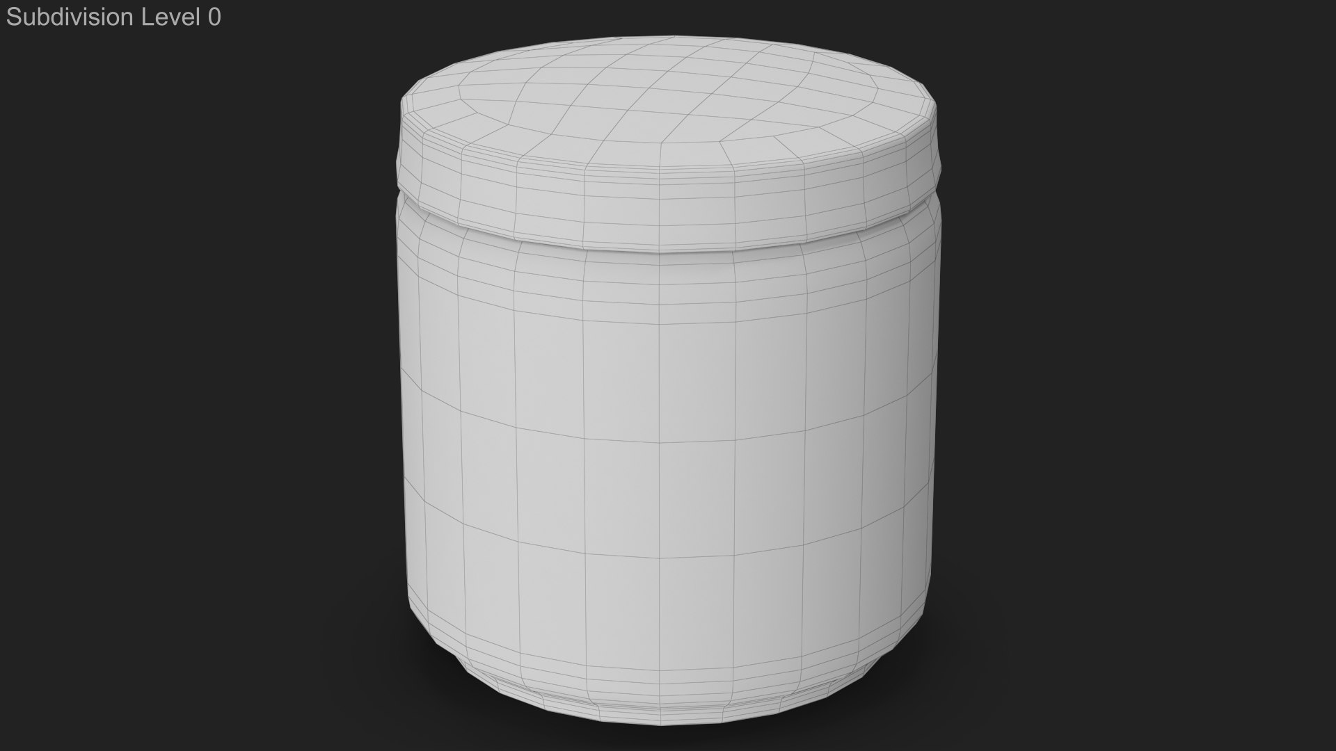 3D Glass Jar Metal Lid Model - TurboSquid 1644587