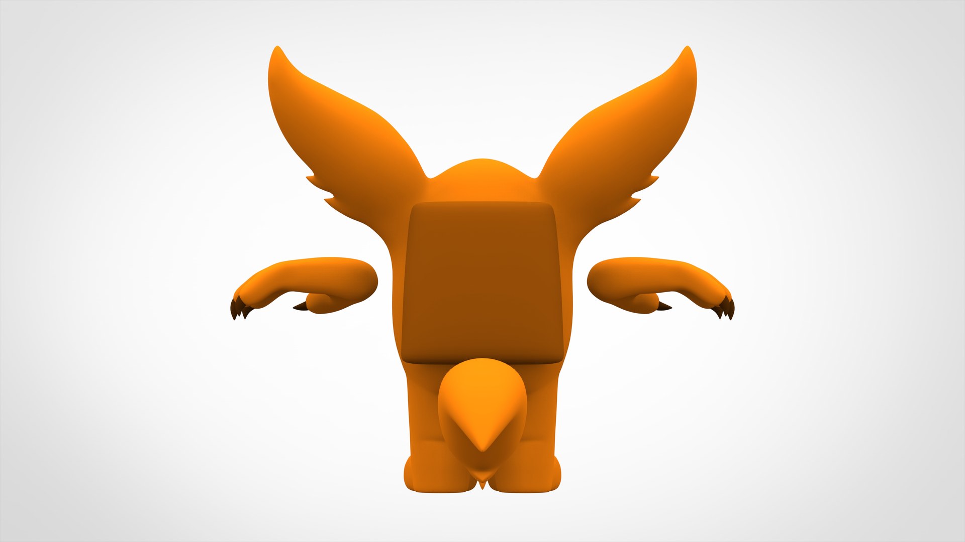 Orange Werewolf 3D Model - TurboSquid 1631206