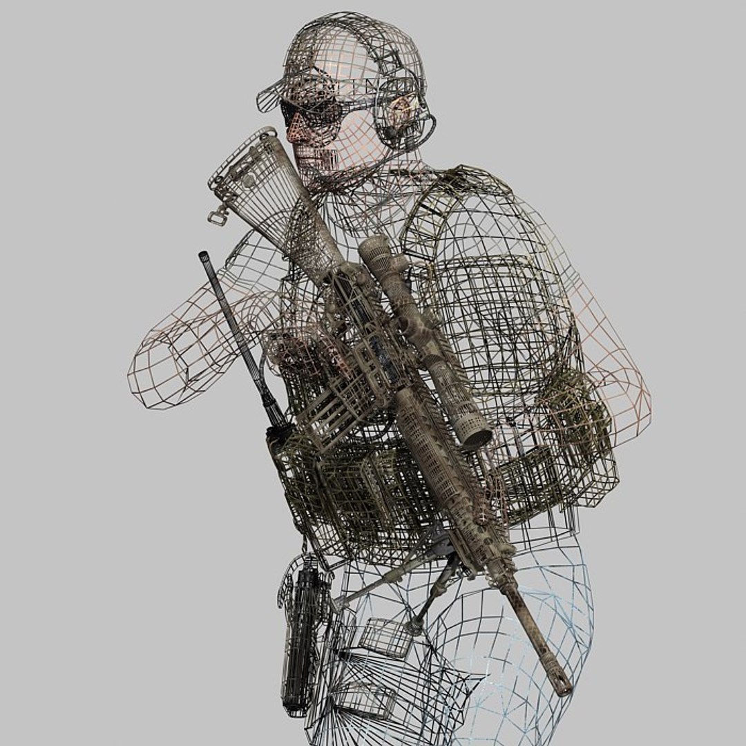 Xe Private Military Contractor 3d Model