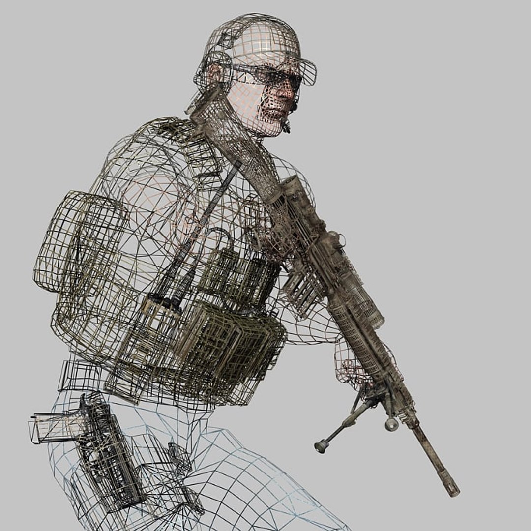 Xe Private Military Contractor 3d Model