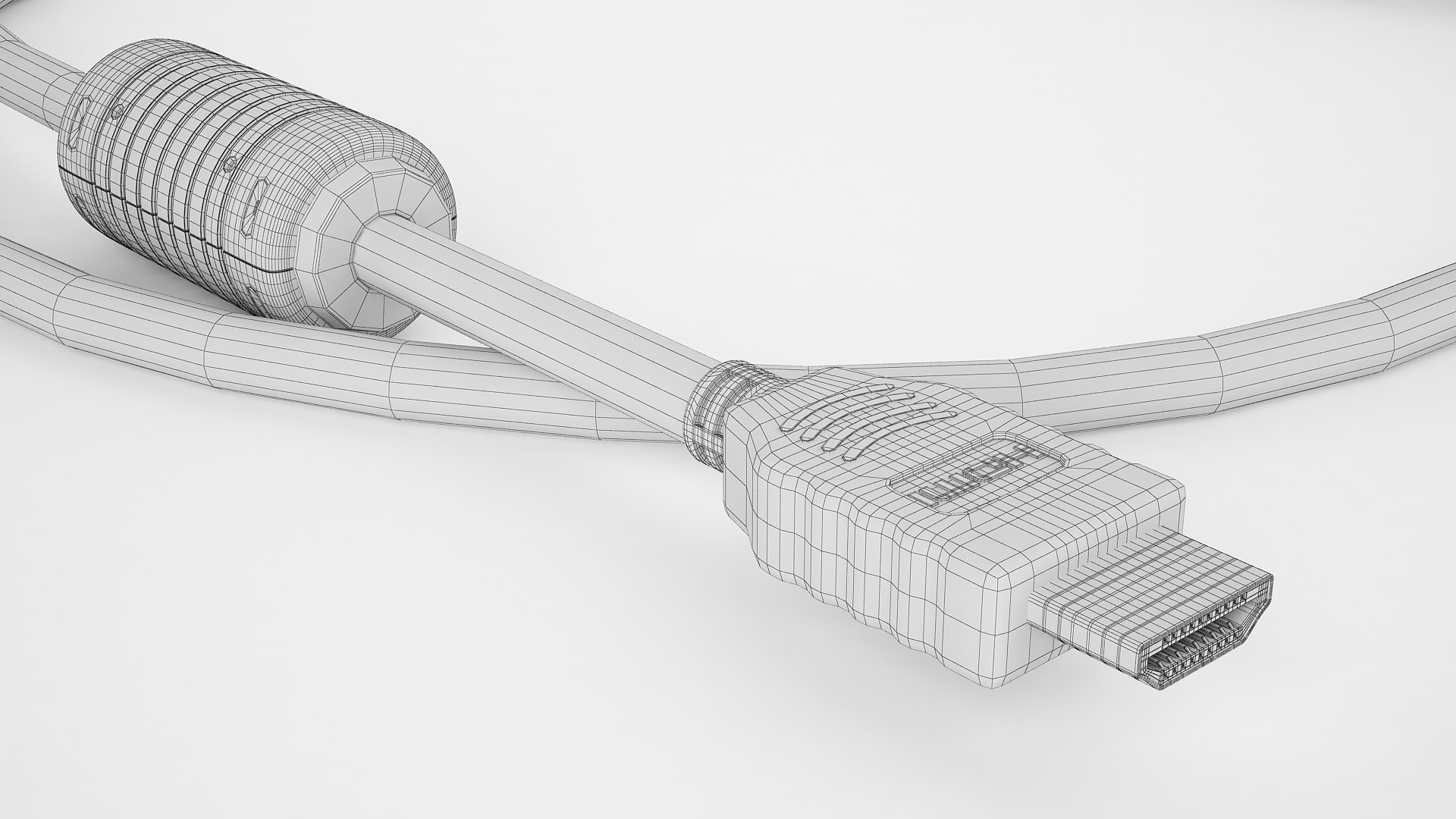 3D hdmi cable speed model - TurboSquid 1515394
