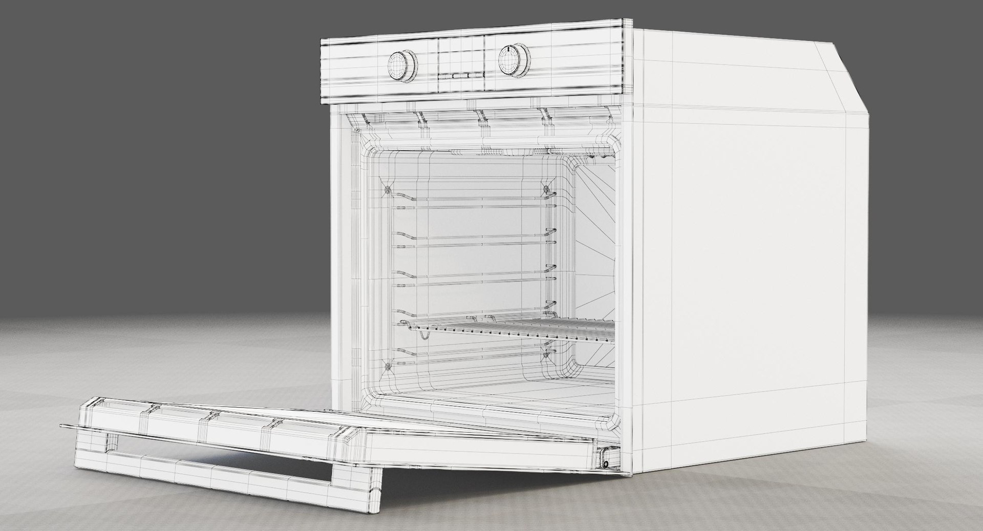 3D Generic Electric Oven - TurboSquid 1341697