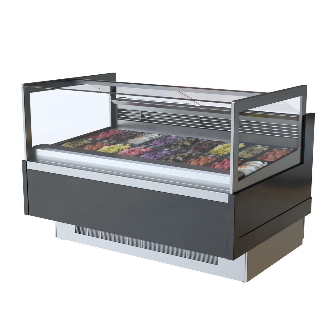 Modello 3D ESPOSITORE GELATO ORION KT24 - TurboSquid 1754067
