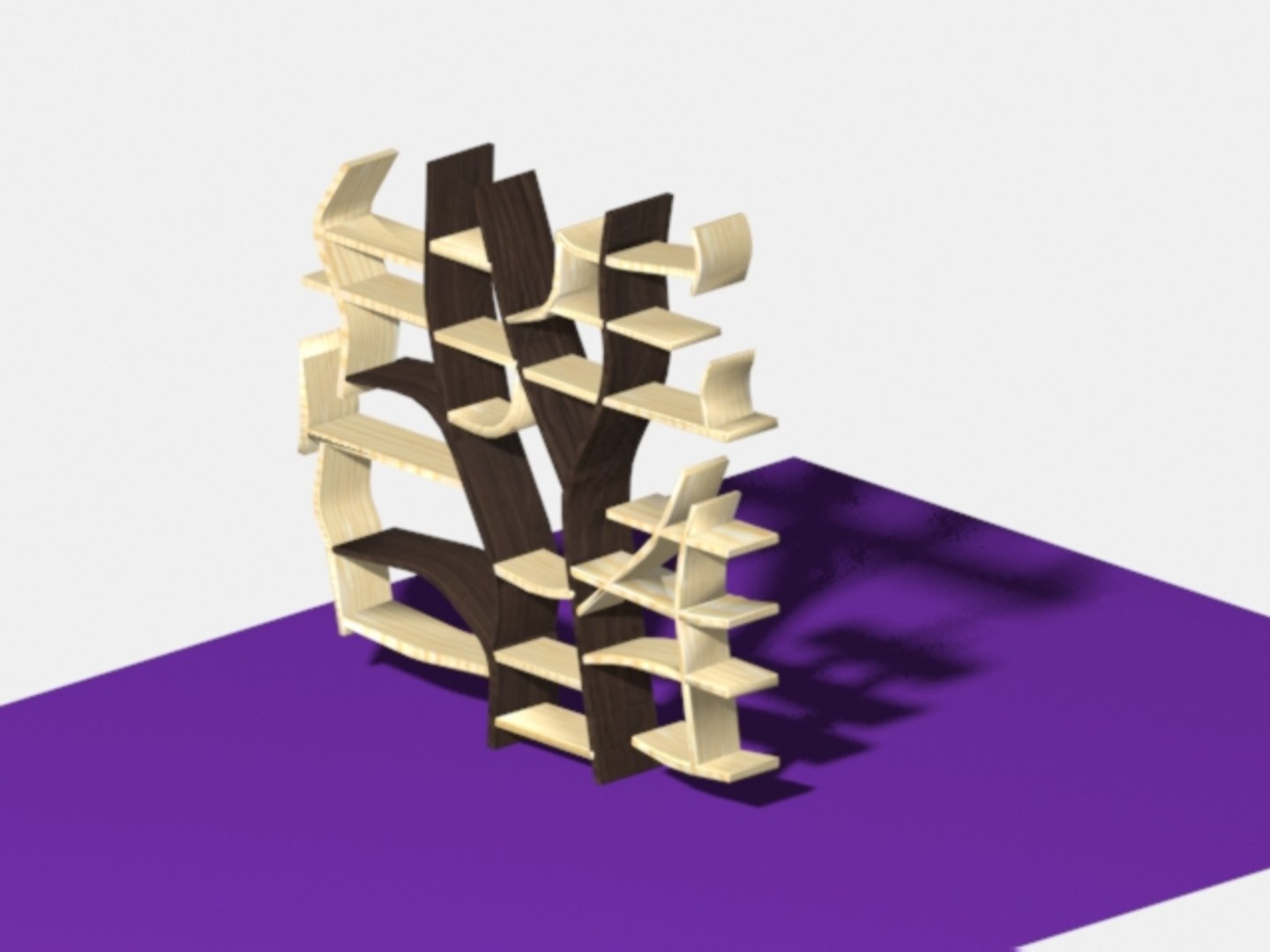 Wooden Bookshelf 3D Model - TurboSquid 1601189 Wooden Bookshelf 3D Model - TurboSquid 1601189