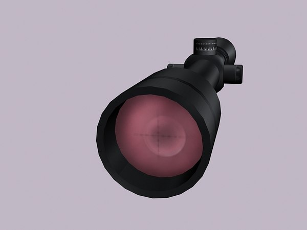 3d generic rifle scope model