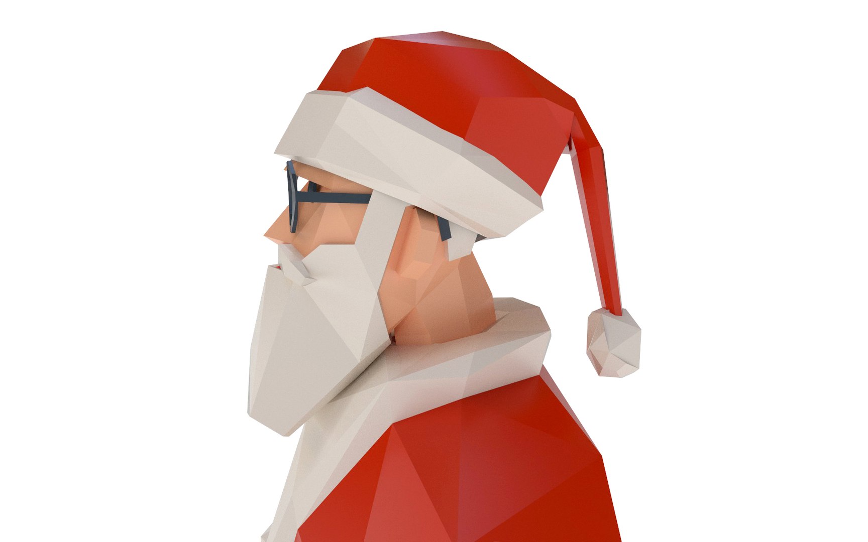 Santa Lowpoly 3D - TurboSquid 1830536