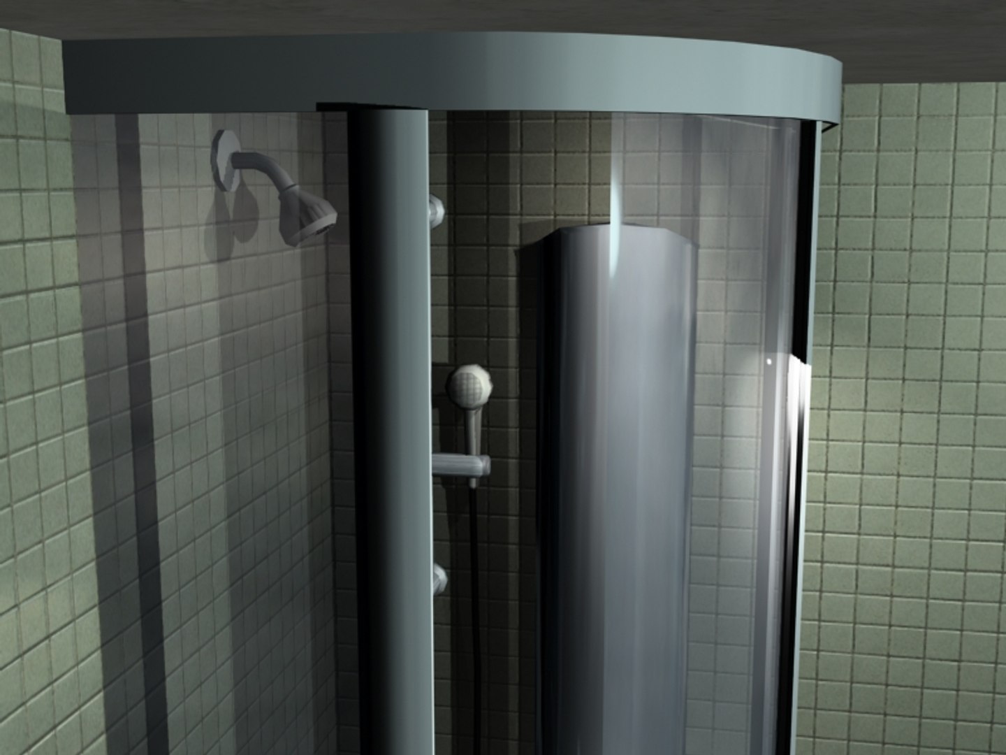 shower 3d model