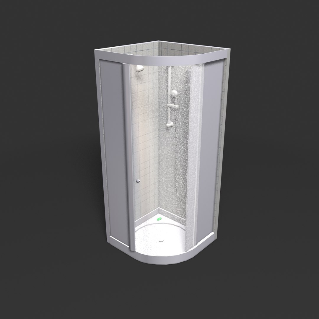 shower 3d model