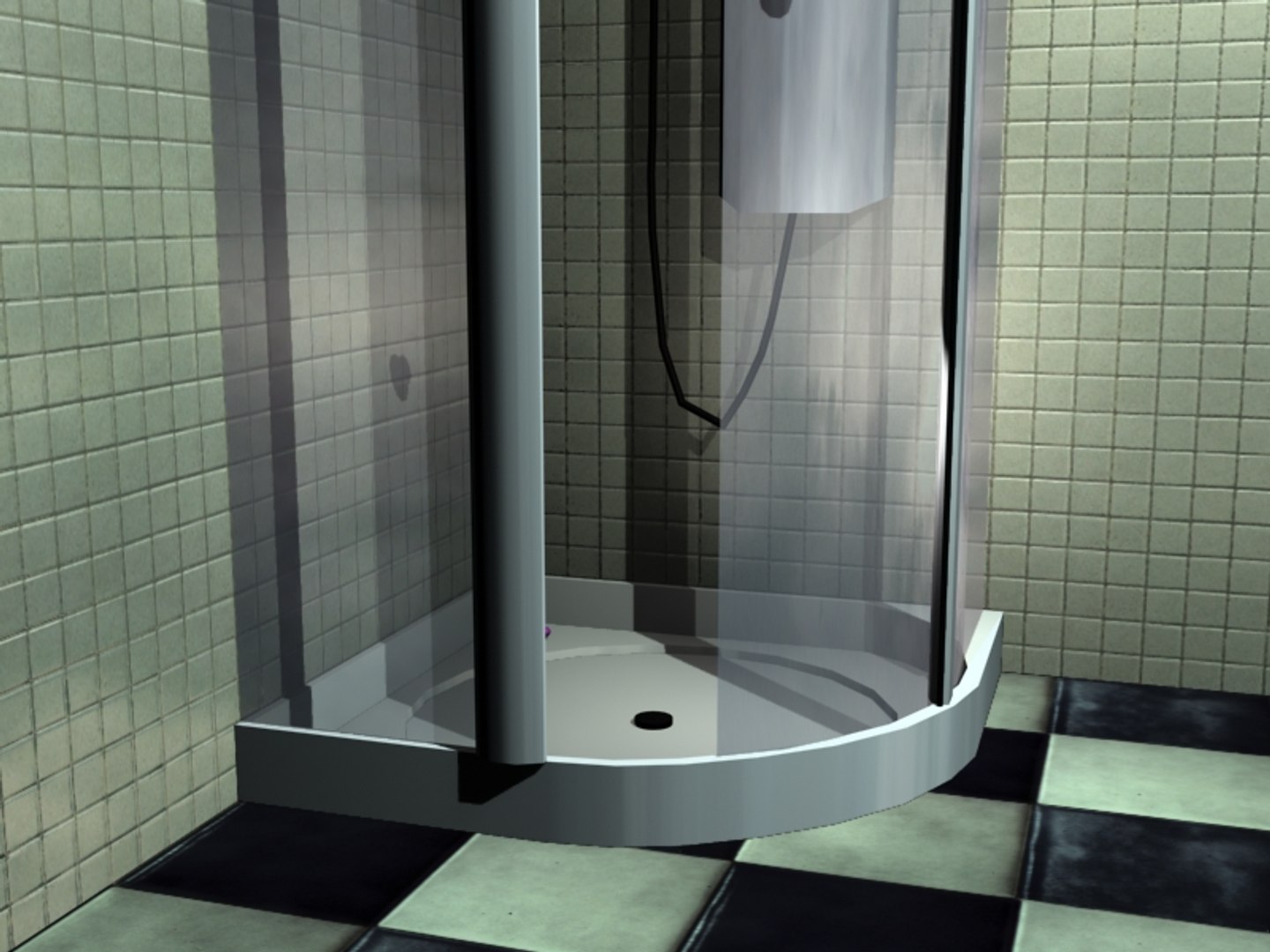 shower 3d model