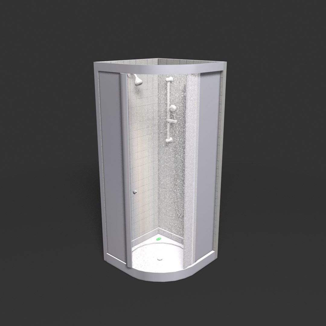 shower 3d model