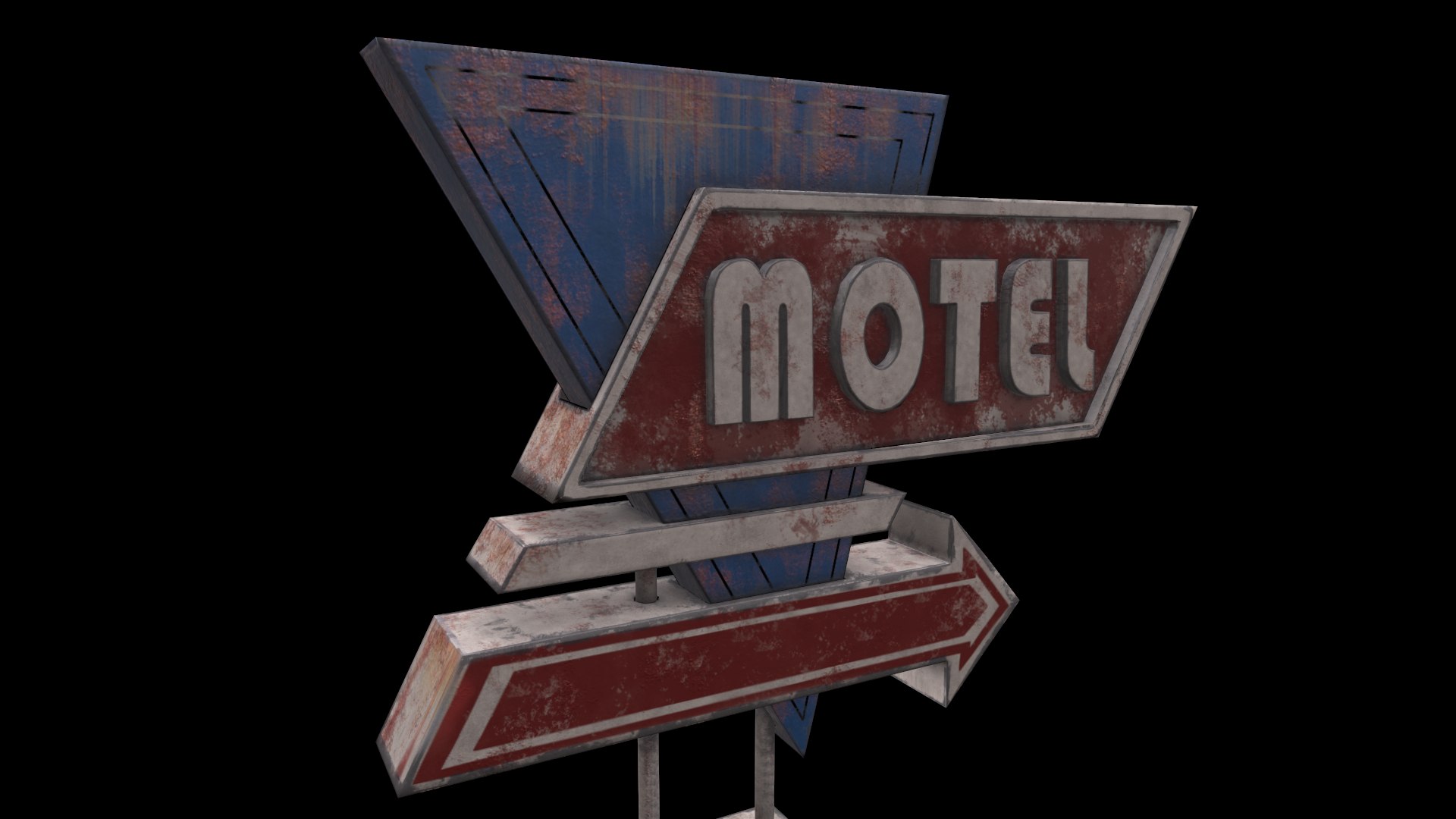 Signboard 3D Model - TurboSquid 1355329