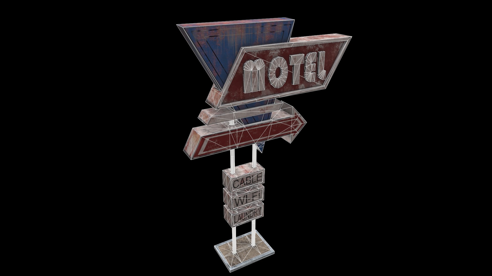 Signboard 3D Model - TurboSquid 1355329