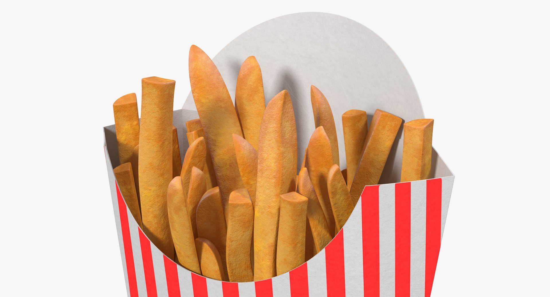 French fries 6 3D model - TurboSquid 1158435