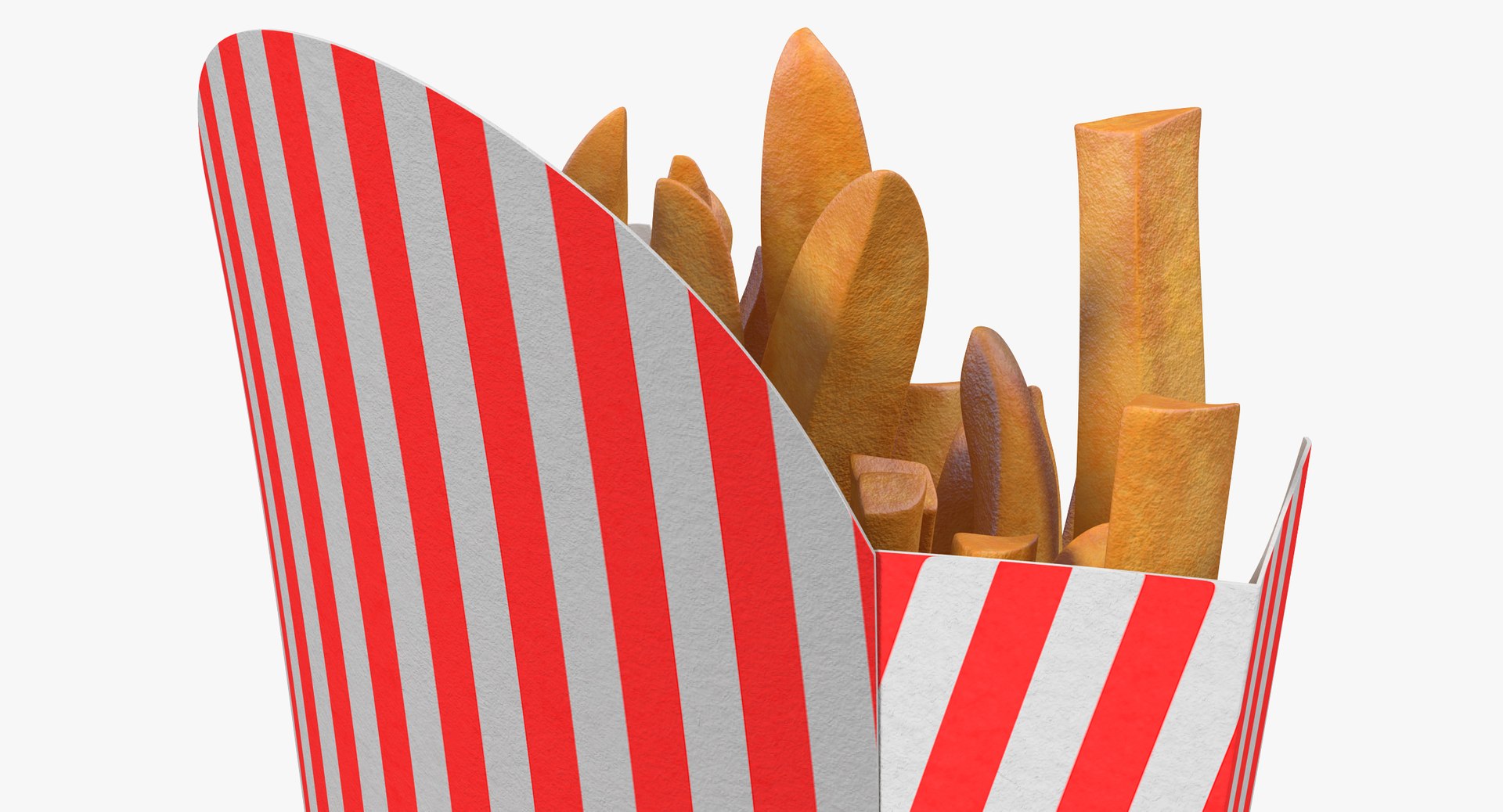 French fries 6 3D model - TurboSquid 1158435