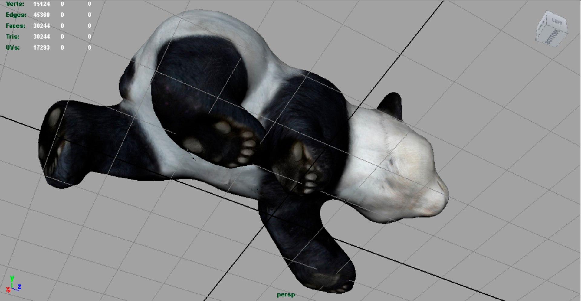 Panda 3D Model - TurboSquid 1204842