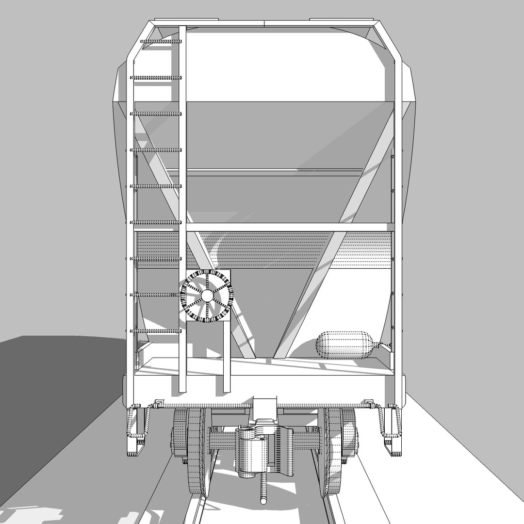 train car 3d max