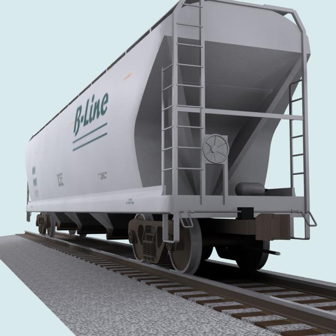 train car 3d max
