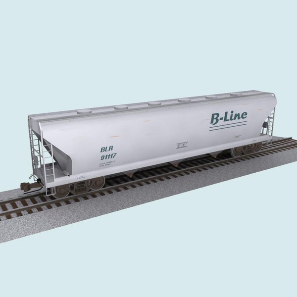 train car 3d max