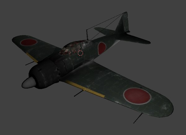 A6M 제로 군 3D 모델 - TurboSquid 1297604