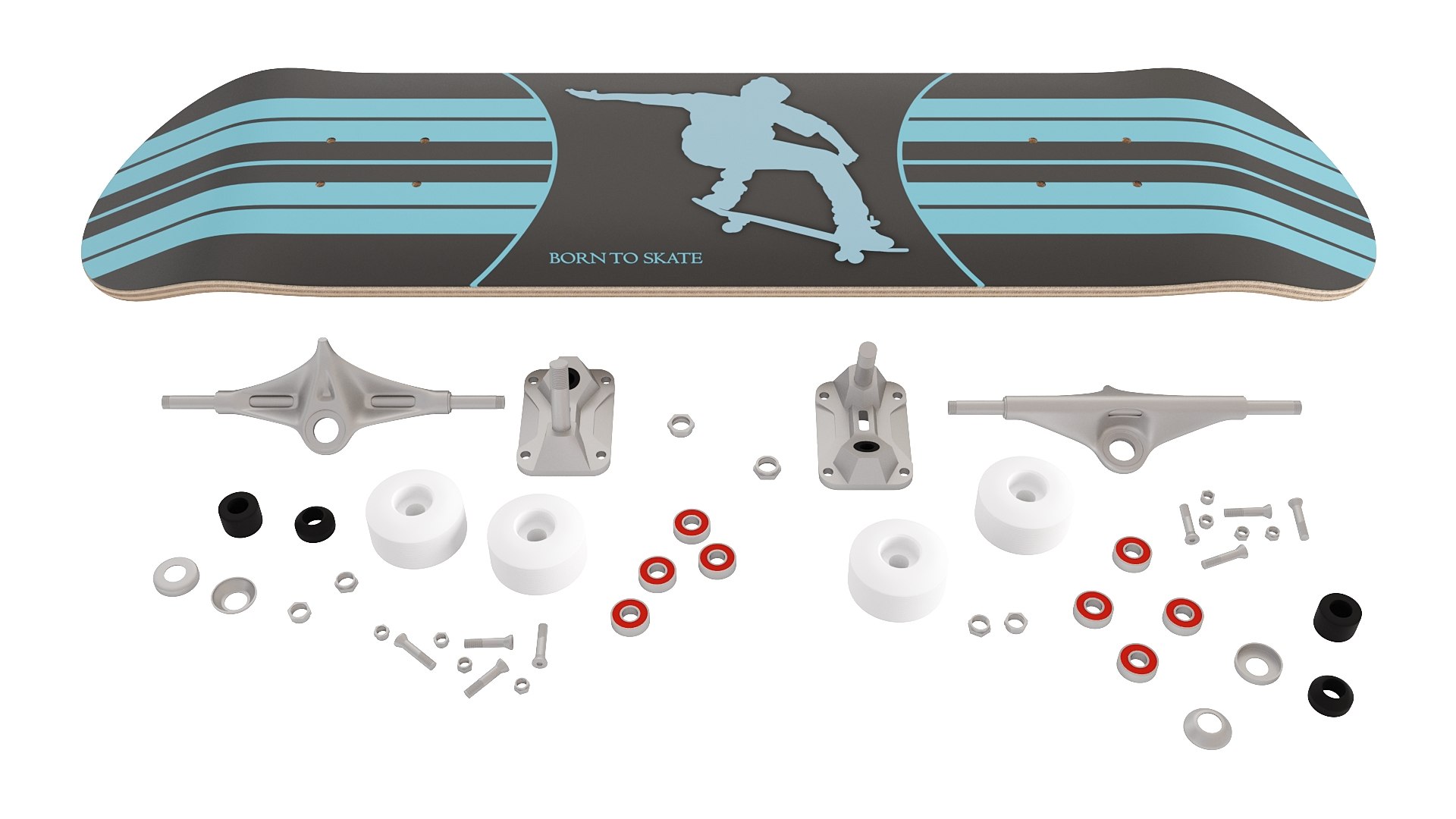 3D Skate Model - TurboSquid 2173185