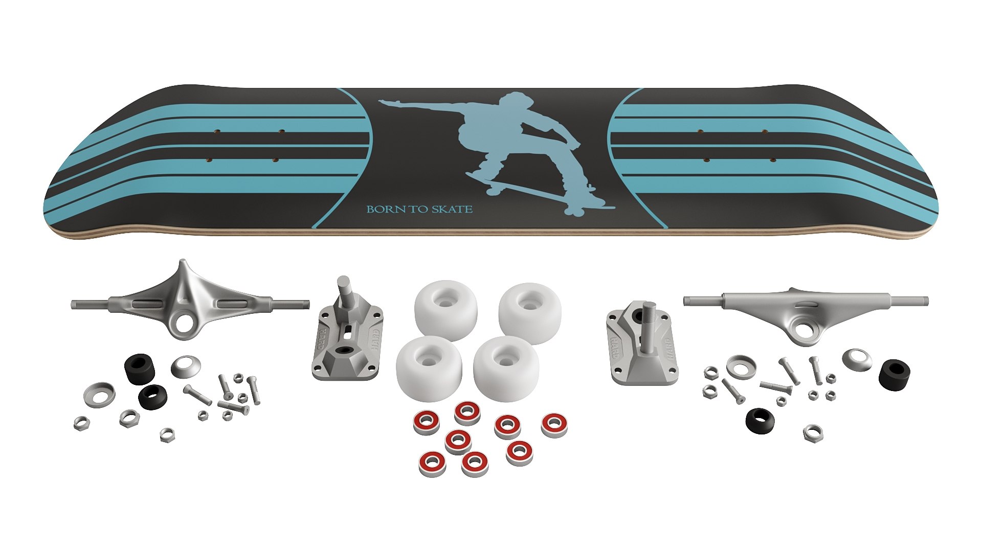 3D Skate Model - TurboSquid 2173185