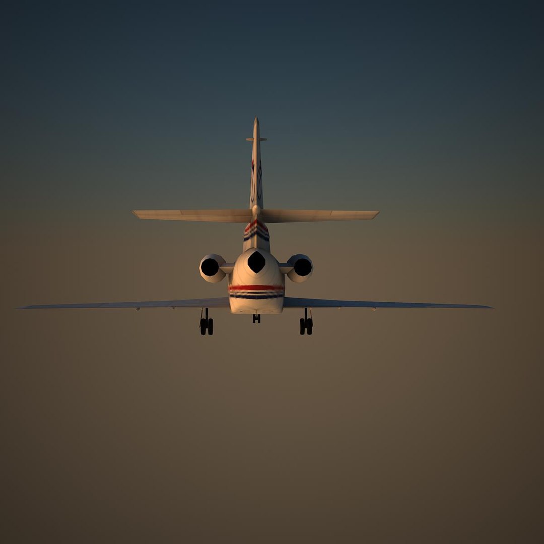 3d dassault falcon 900 bae
