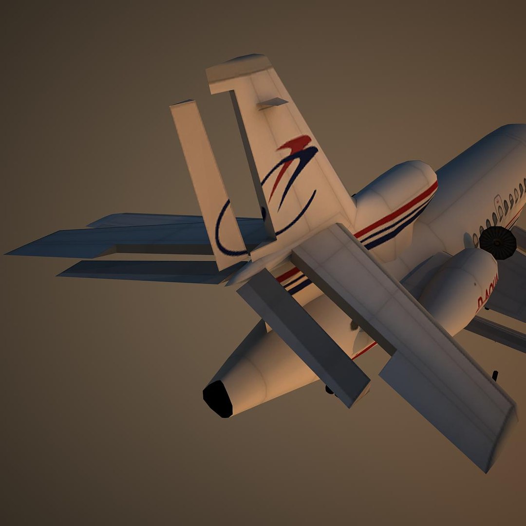 3d dassault falcon 900 bae