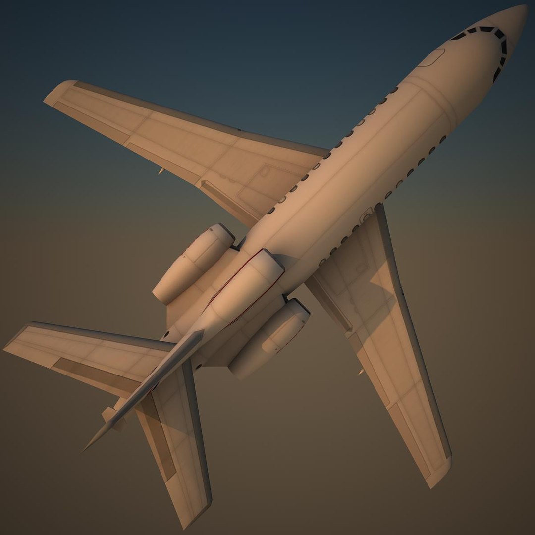 3d dassault falcon 900 bae