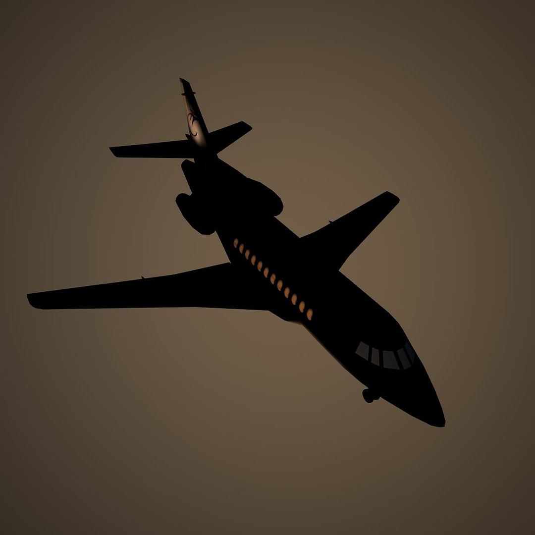 3d dassault falcon 900 bae