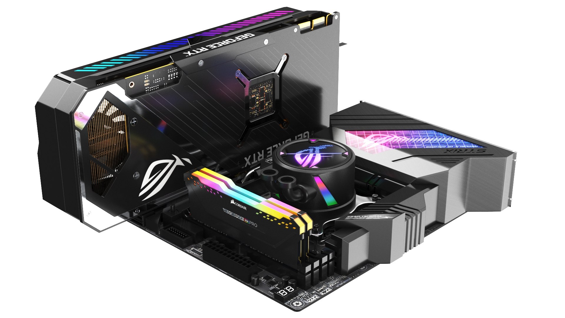 3D Full Detailed Motherboard - TurboSquid 2296350