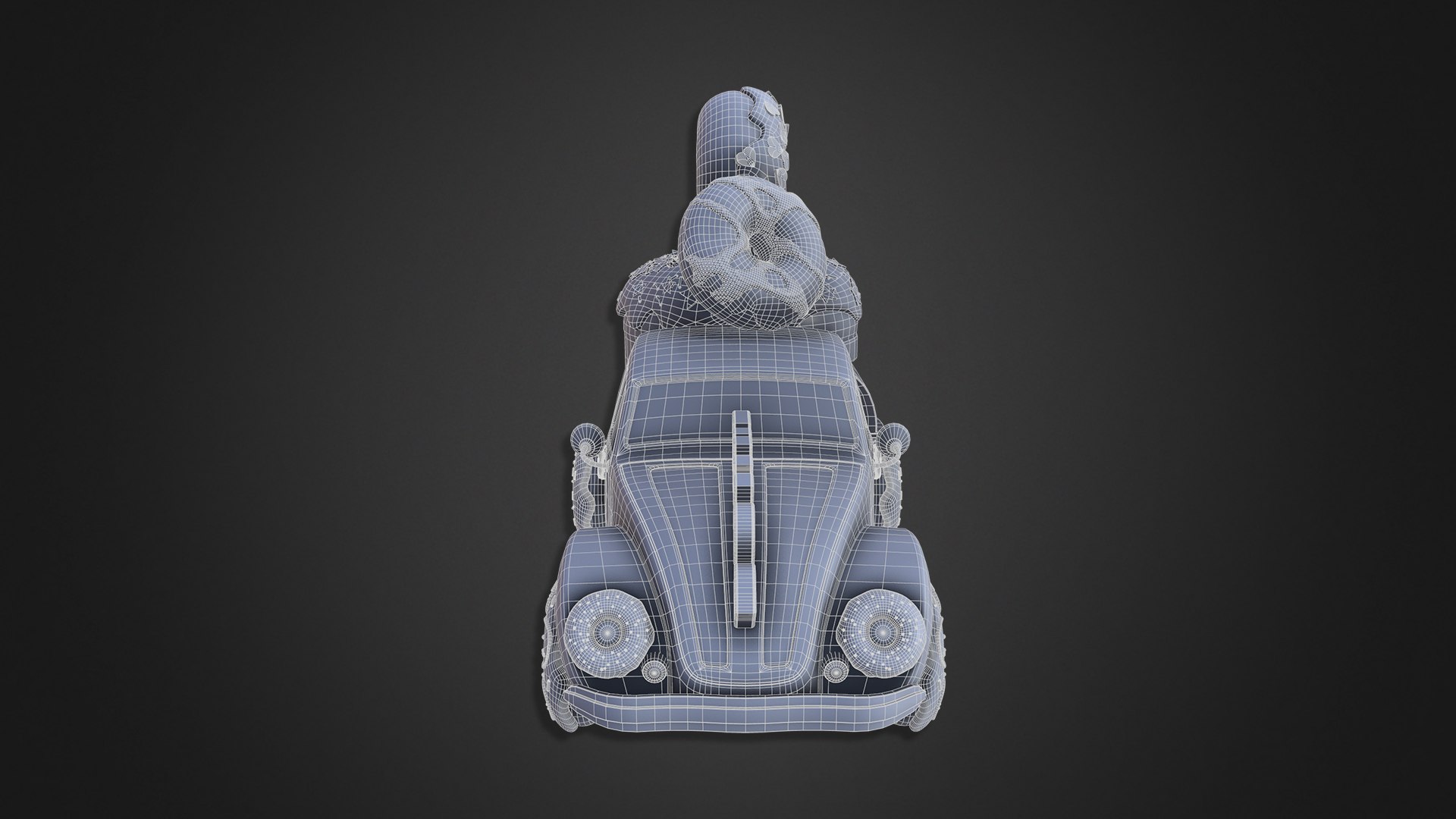 3D Asset - Cartoons - Food Donut Car Model - TurboSquid 2158168