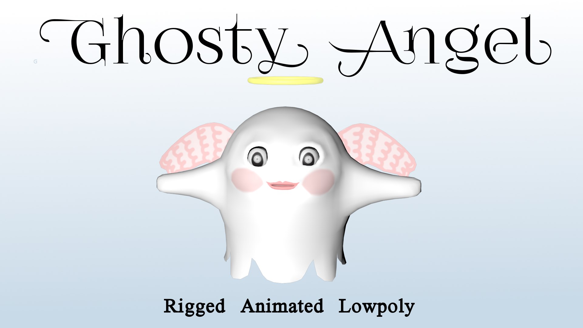 3D model ghosty angel ghost - TurboSquid 1280882