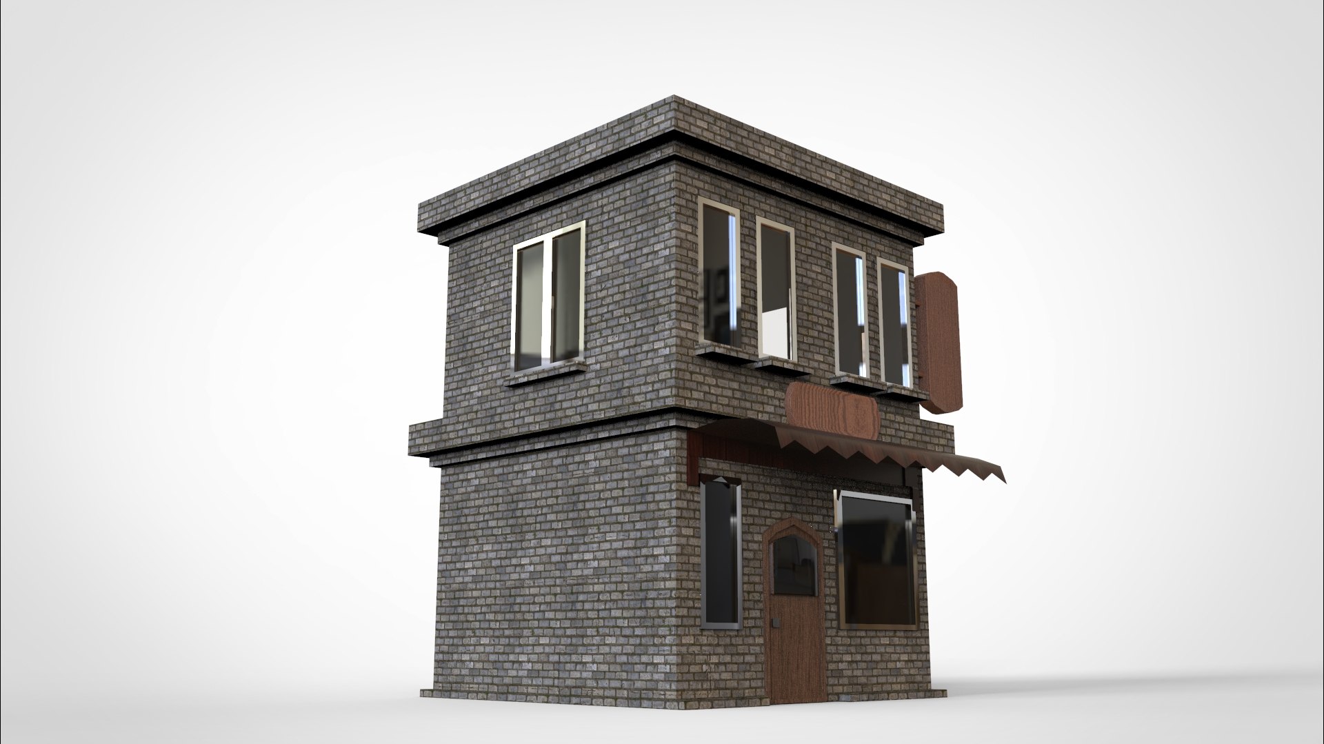 3D Cafe Build - TurboSquid 1584070