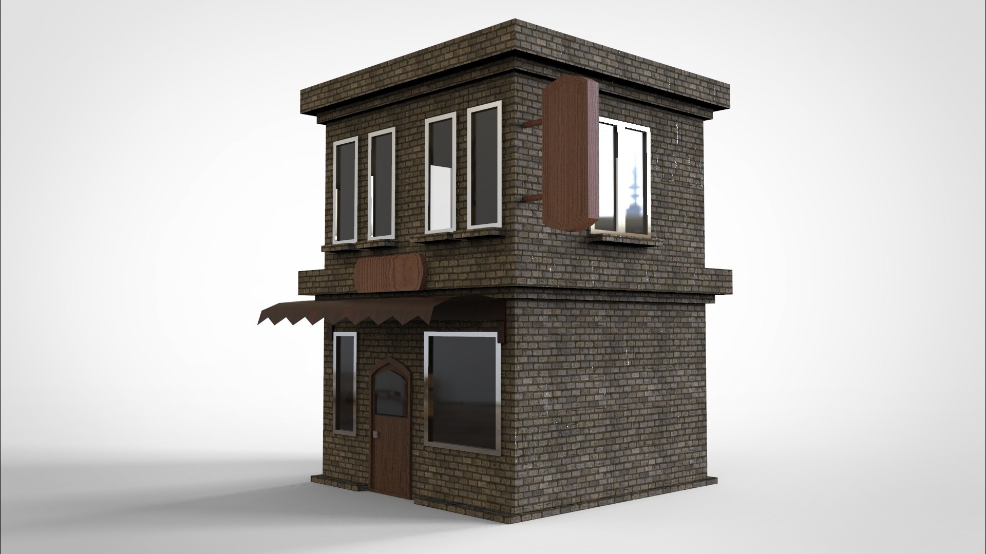 3D Cafe Build - TurboSquid 1584070