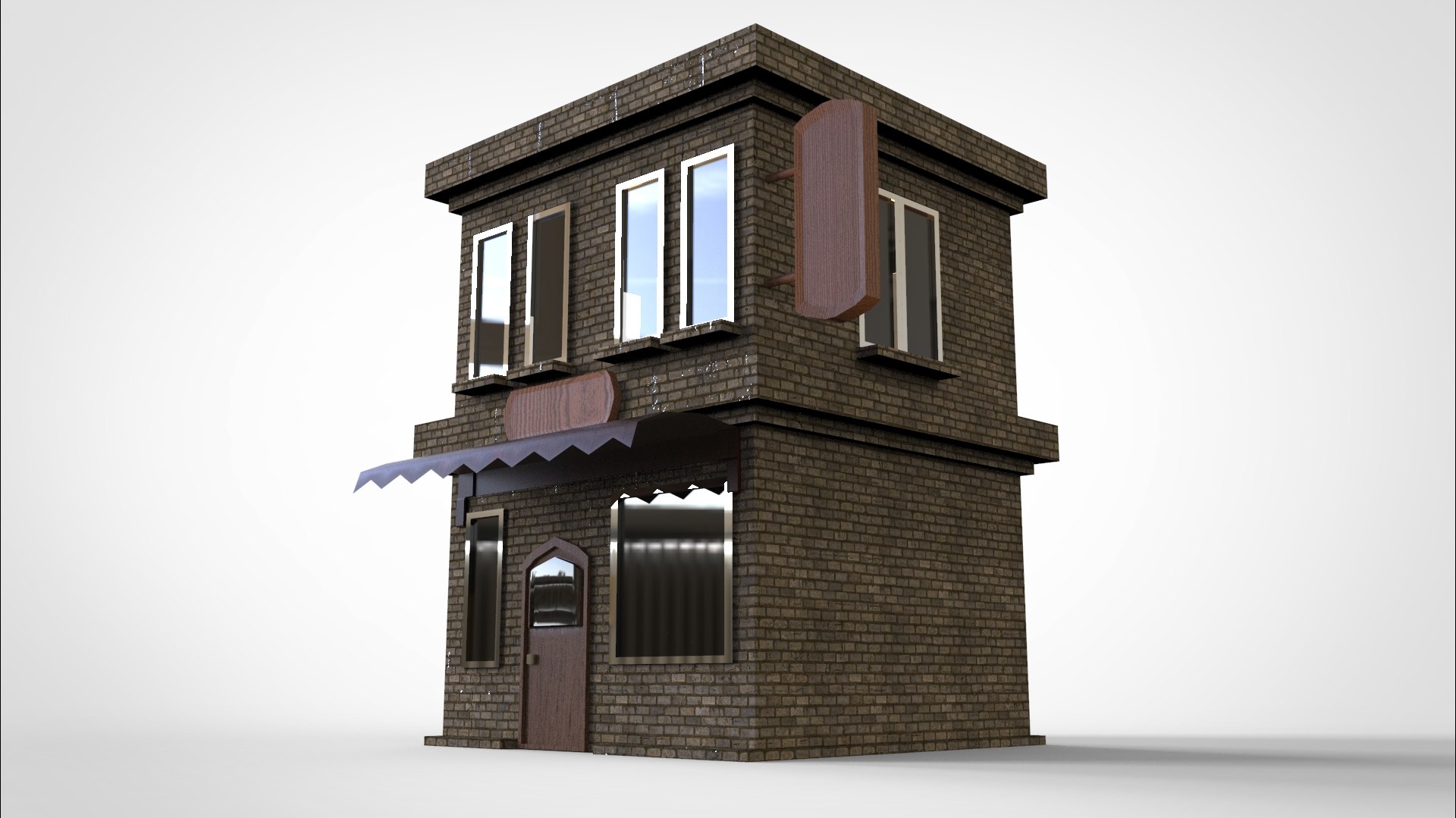 3D Cafe Build - TurboSquid 1584070