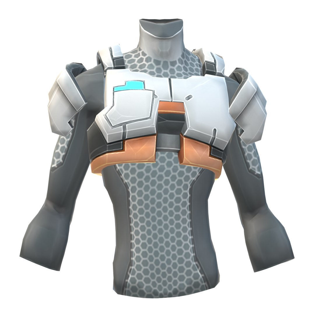 Male Astro Tech Chest 3D Model - TurboSquid 2352160