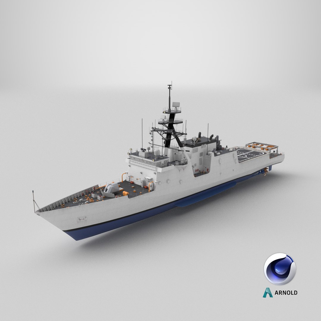 Large Coast Guard Patrol Vessel 3D Model - TurboSquid 2402342