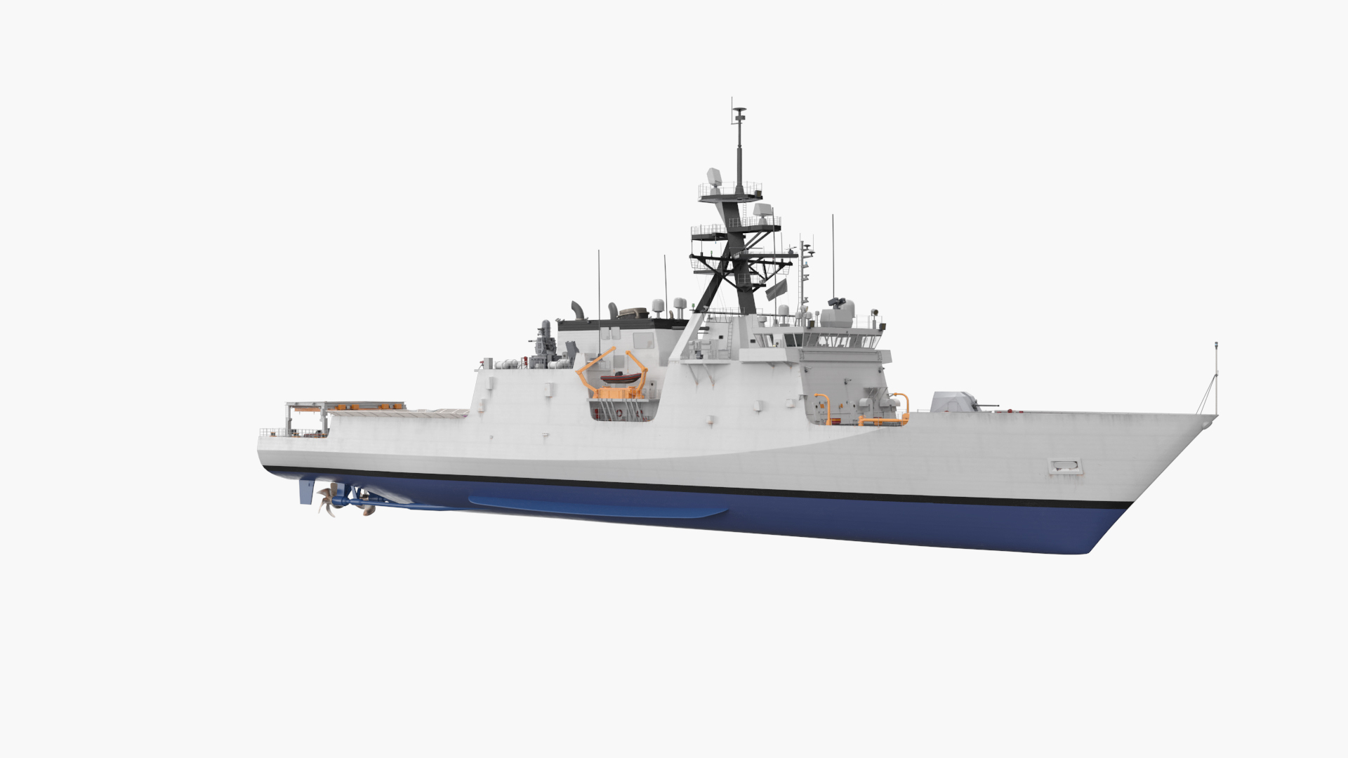 Large Coast Guard Patrol Vessel 3D Model - TurboSquid 2402342