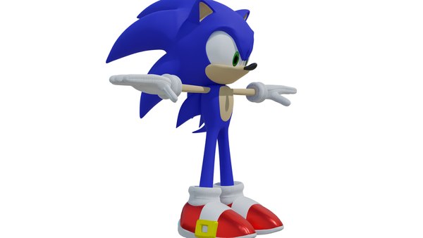 modelo 3d Sonic el erizo - TurboSquid 2008885