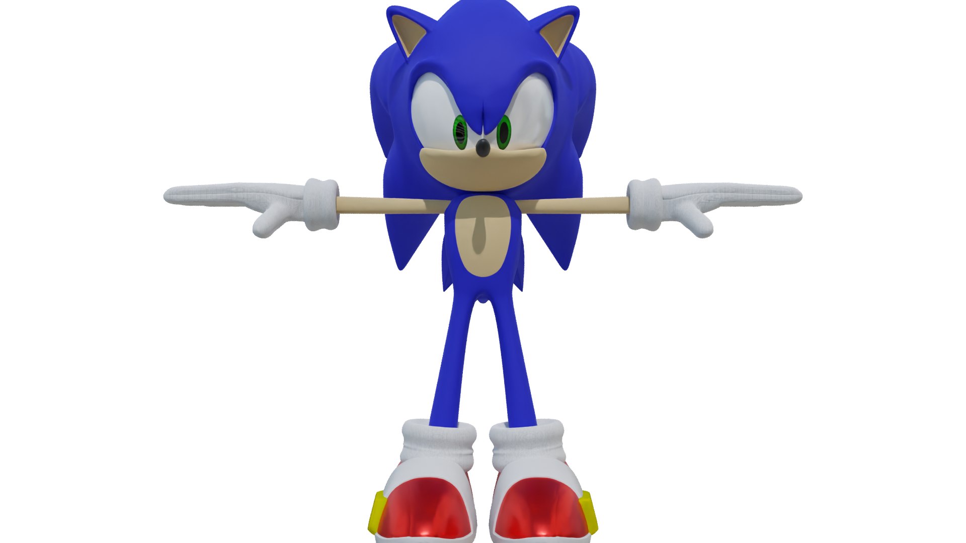 3D Sonic The hedgehog model - TurboSquid 2008885