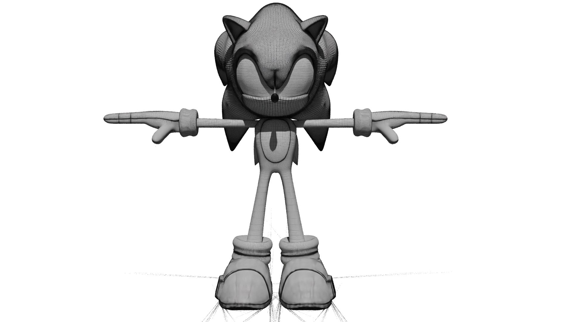 3D Sonic The hedgehog model - TurboSquid 2008885