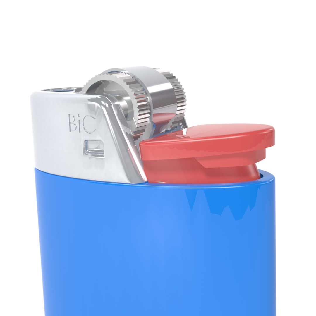 3d Model Bic Lighter