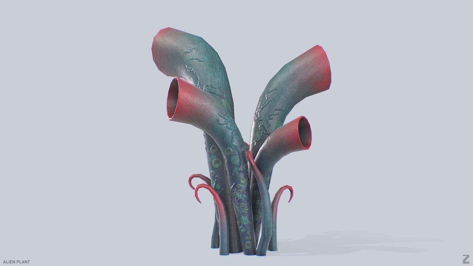 Alien Plant 3D Model - TurboSquid 2234127