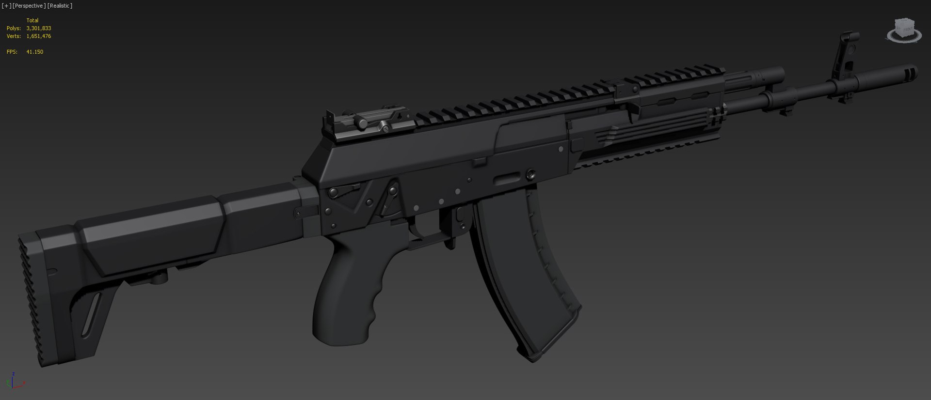 Ak12 Rifle 3d Max