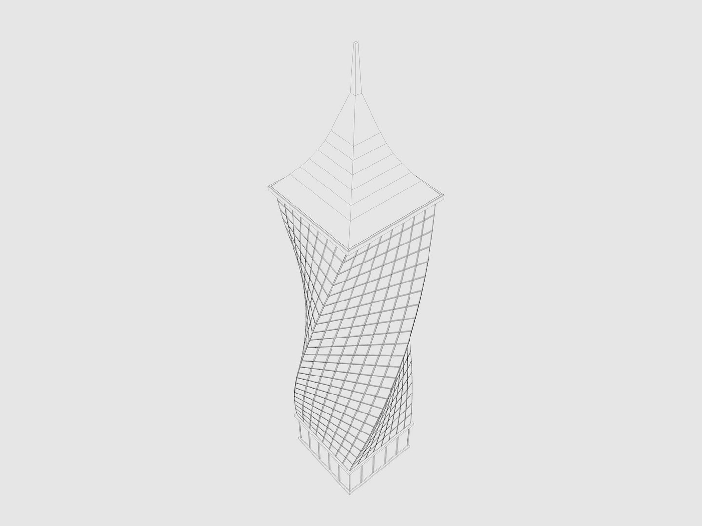 Cartoon Skyscraper Building 6 Low-poly 3D Model - TurboSquid 2255712