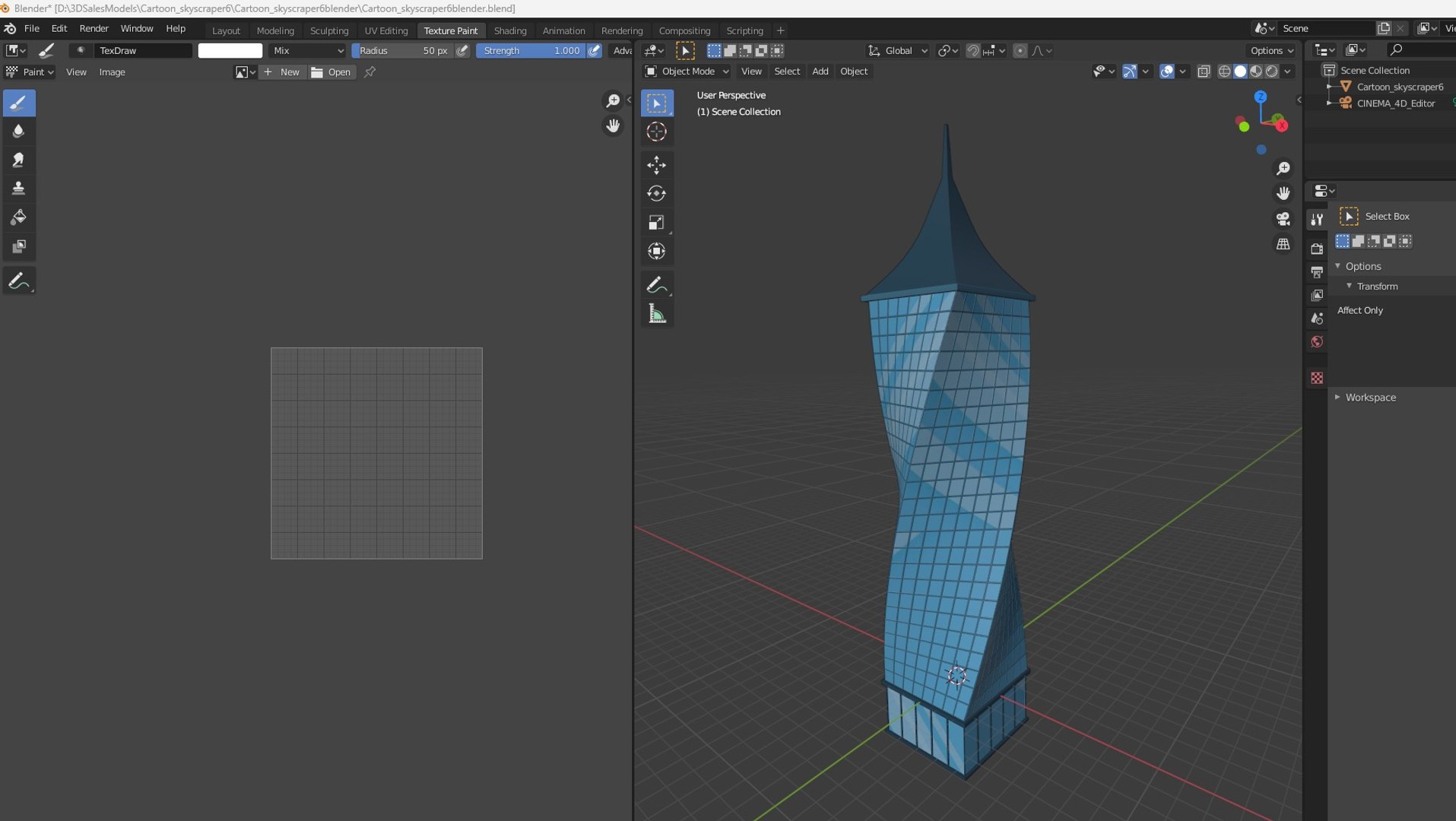 Cartoon Skyscraper Building 6 Low-poly 3D Model - TurboSquid 2255712