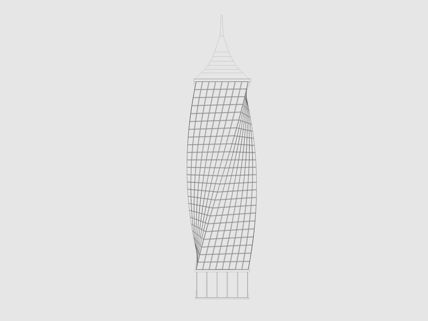 Cartoon Skyscraper Building 6 Low-poly 3D Model - TurboSquid 2255712